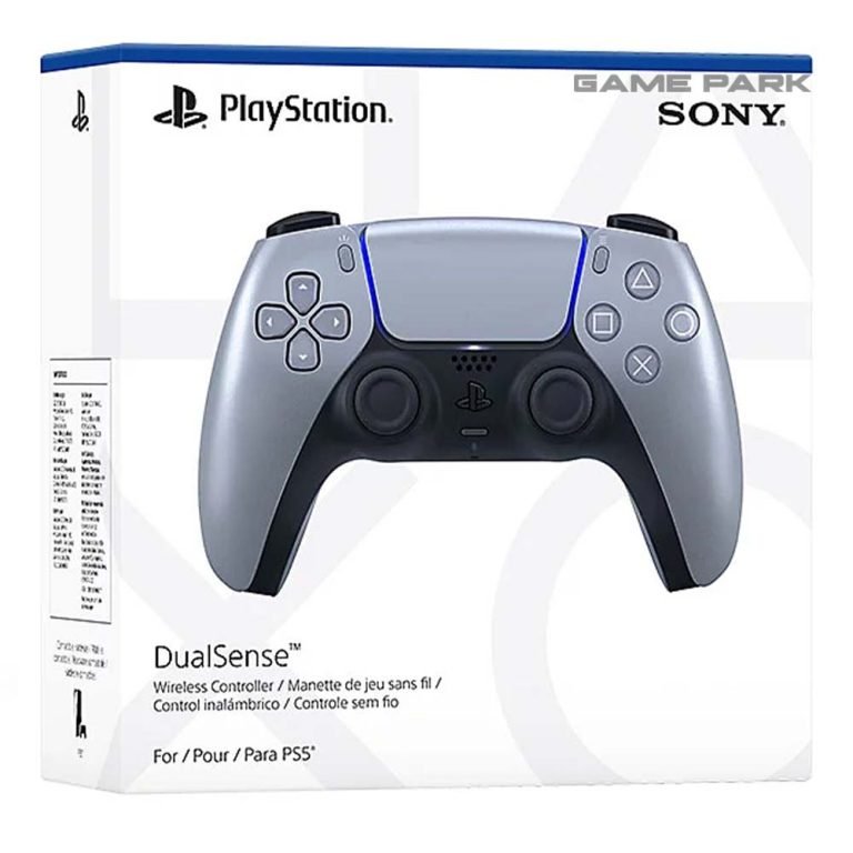 PS5 DualSense Wireless Controller Sterling Silver - Game Park